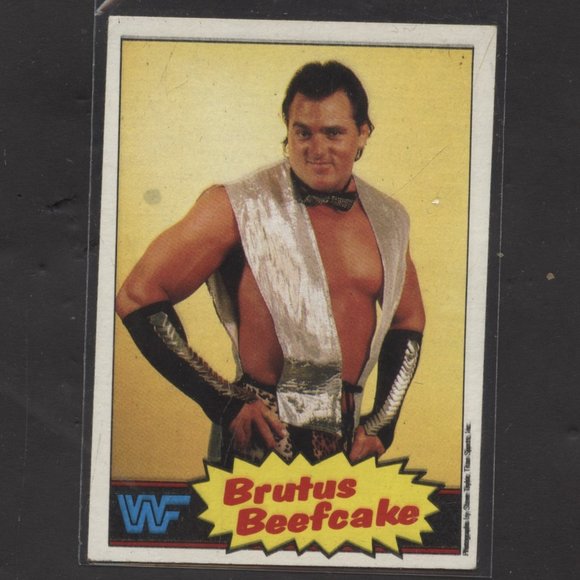WWE | Other | 985 Topps Wwf Titan Sports Brutus Beefcake Wrestler Card ...